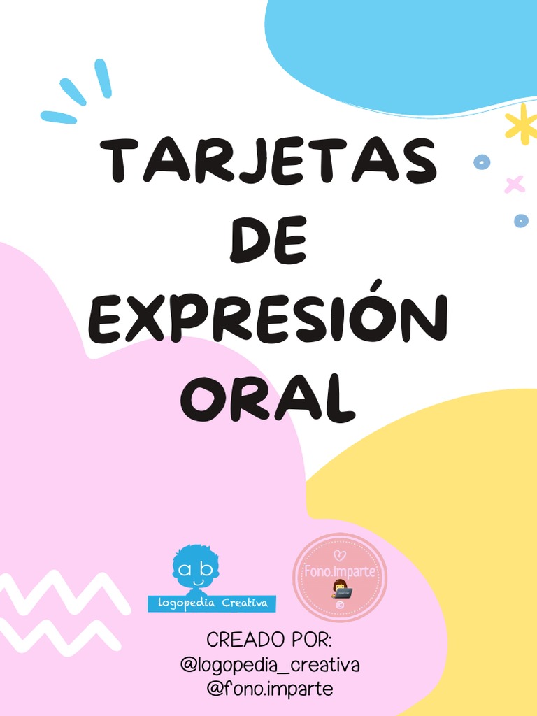 Tarjetas Expresión Oral | PDF
