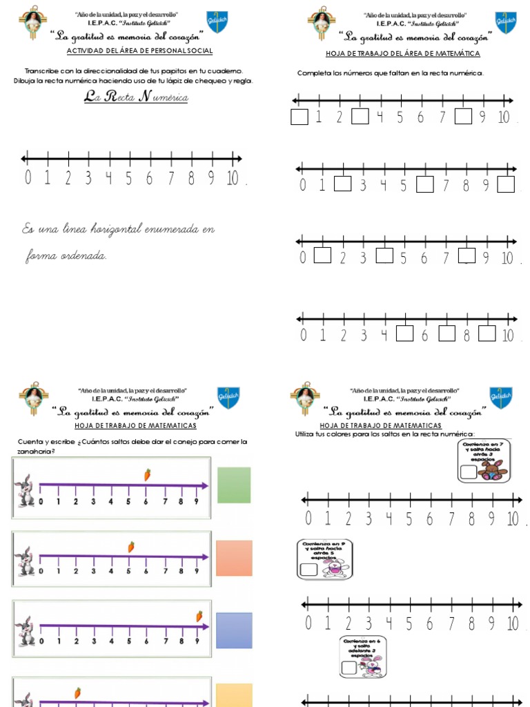 La Recta Numerica | PDF
