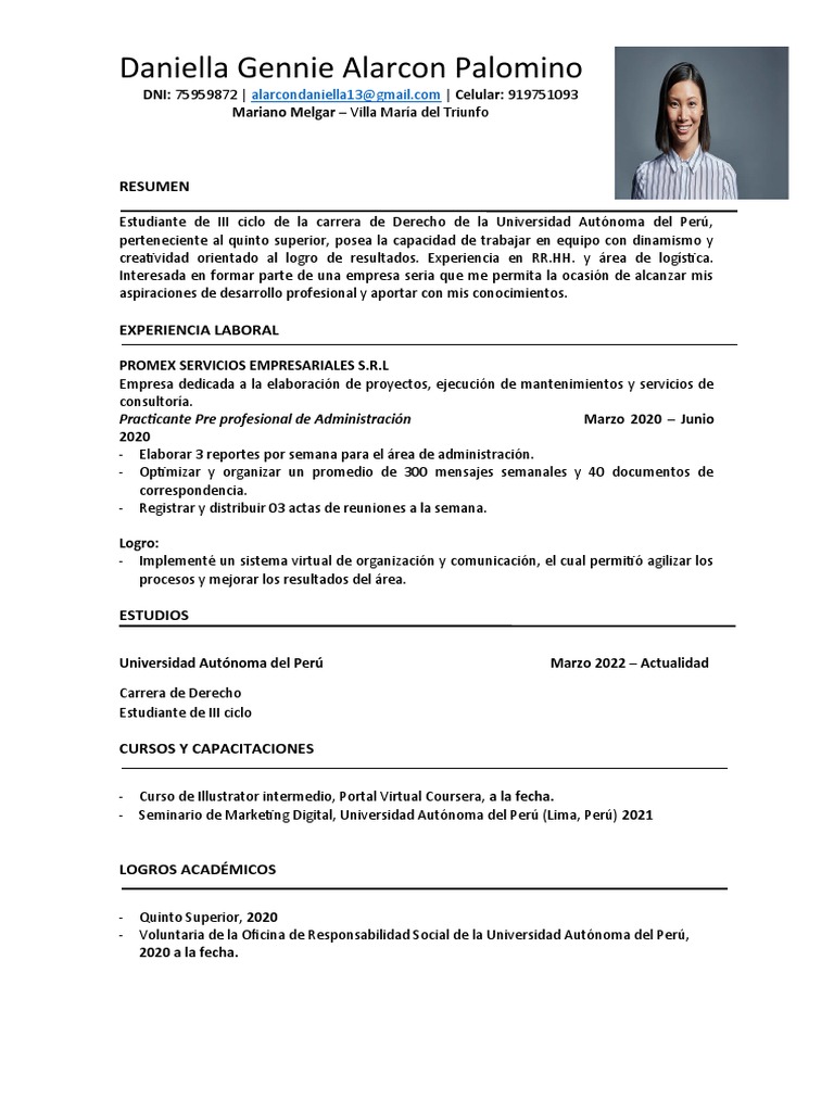 Formato de CV | PDF