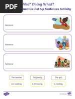 Colourful Semantics Picture Scenes | PDF