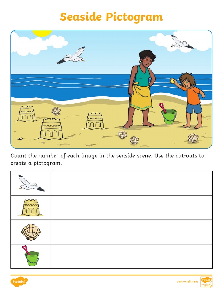 Seaside-Pictogram-Activity - Ver - 2 Pictogram | PDF