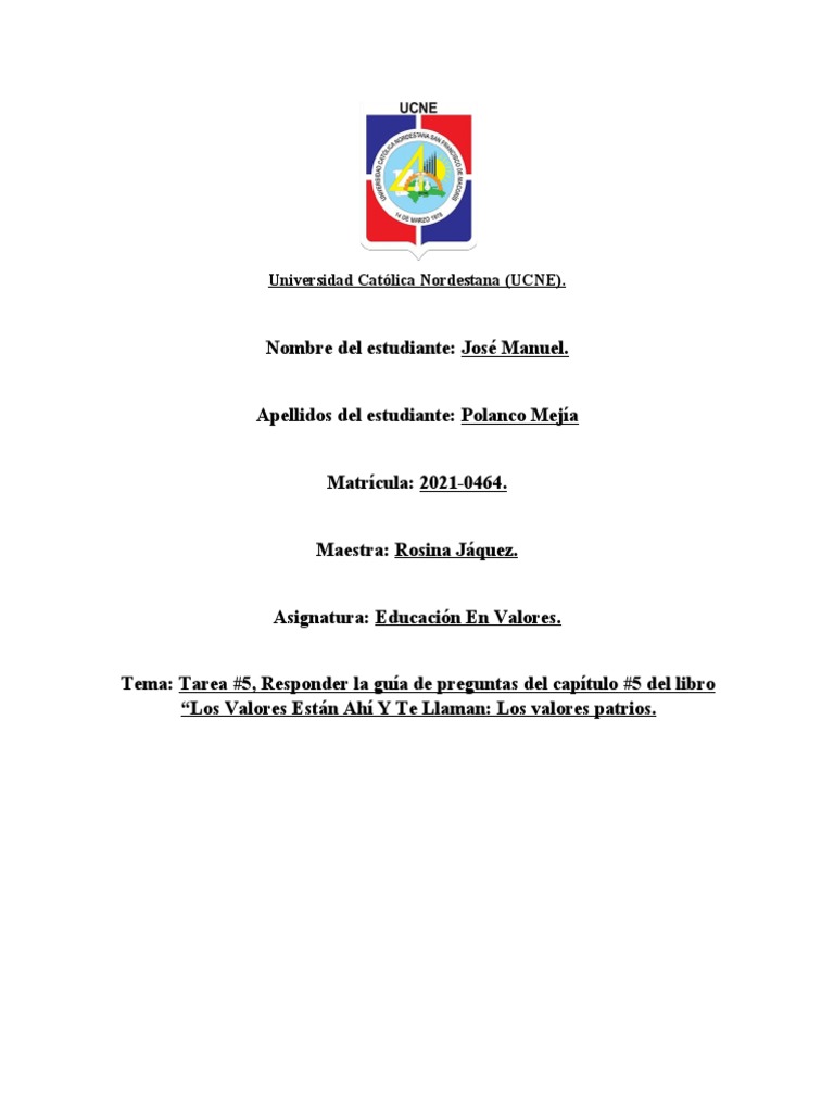 Universidad Católica Nordestana (UCNE) | PDF