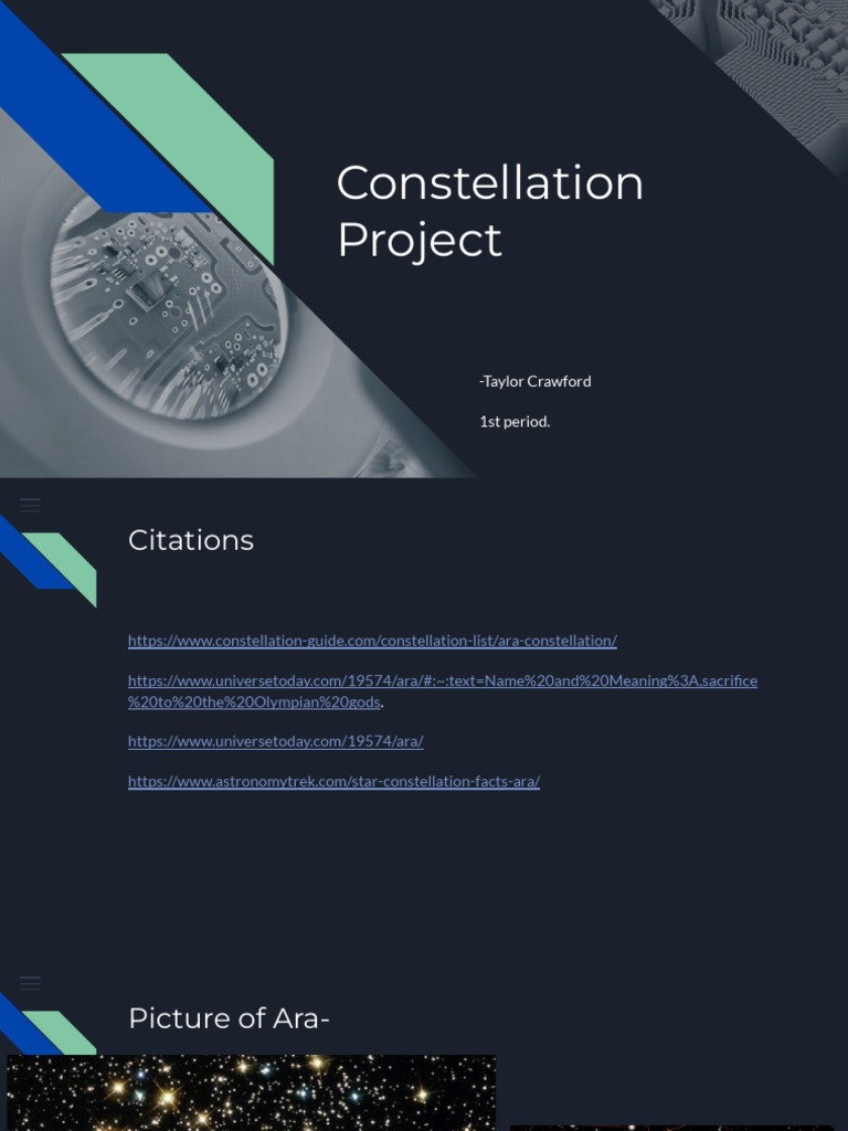 Constellation Project | PDF