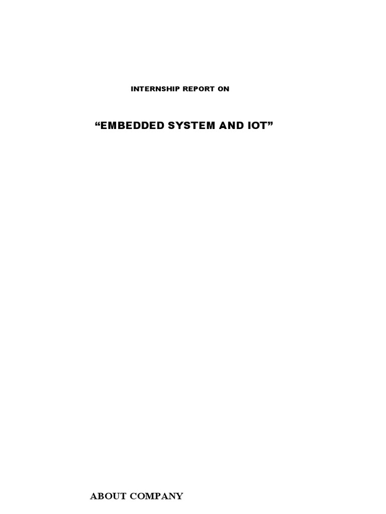 Engineering Students' IoT Report | PDF | Embedded System | Infrared