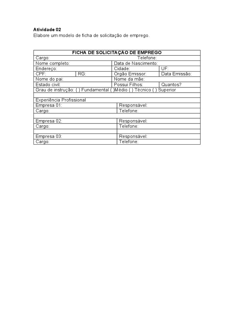Atividade 02 Uc4 ADM | PDF