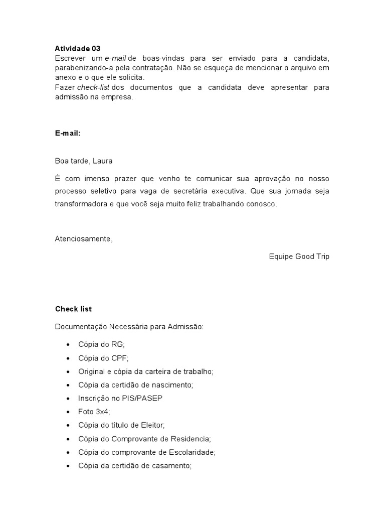 Atividade 03 Uc4 Adm | PDF