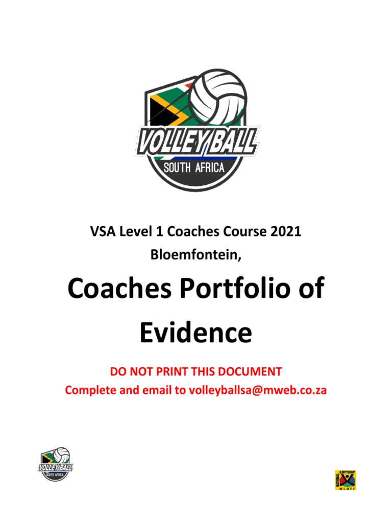 VSA Level 1 Coaches Course 2021 POE 2 | Download Free PDF | Computing