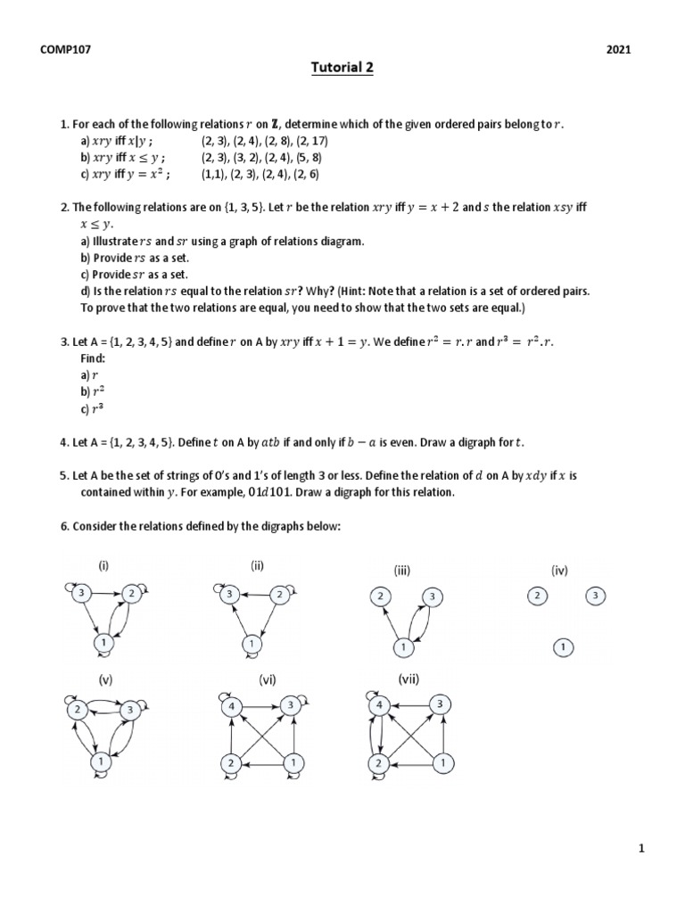 Tutorial 2 PDF | PDF