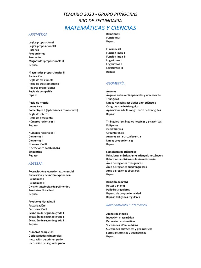 3ro de Secundaria PDF | PDF | Métodos y materiales de enseñanza