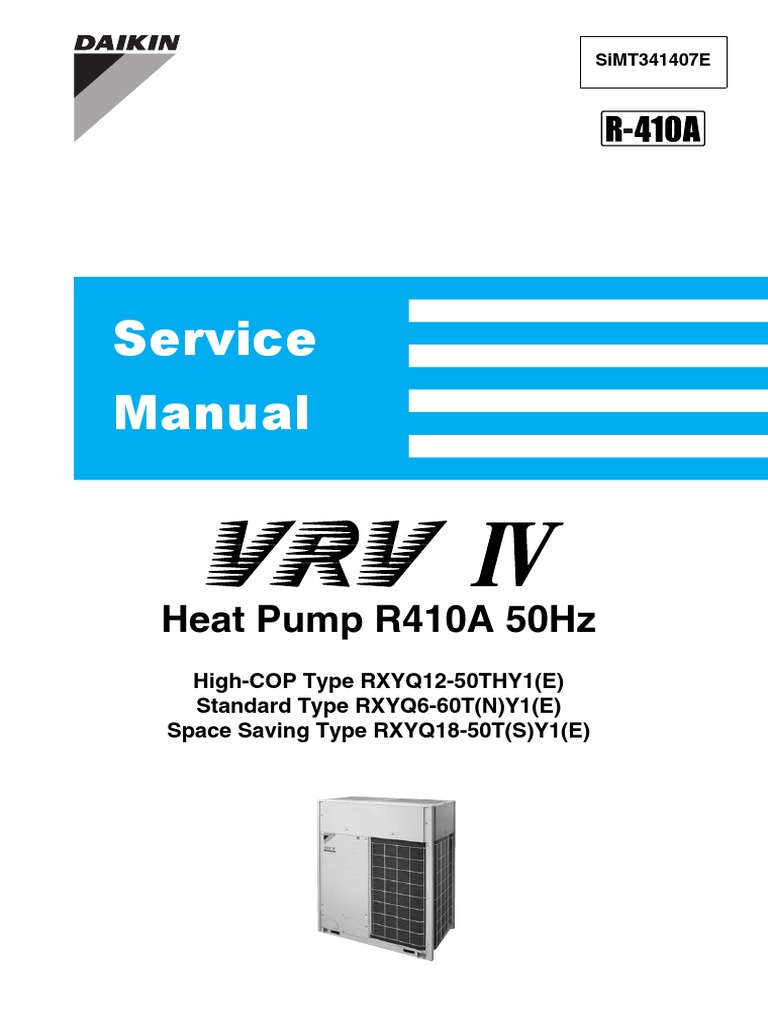 VRV-4 Heat Pump Service Manual PDF | PDF | Electrical Wiring ...