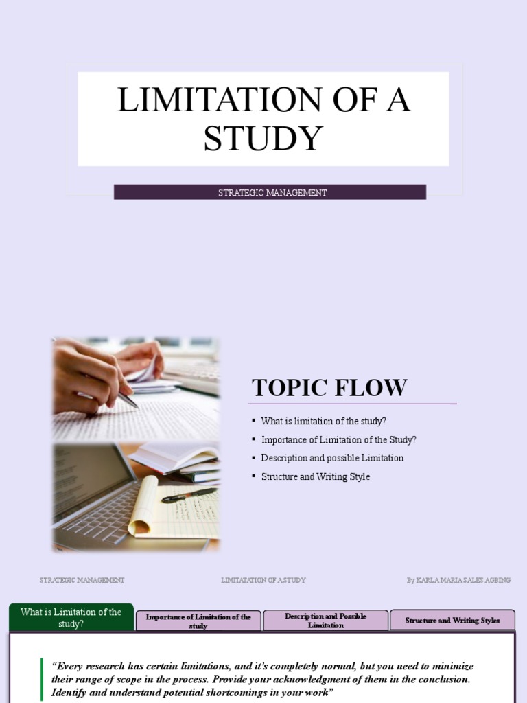 Study Limitations in Strategic Management | PDF