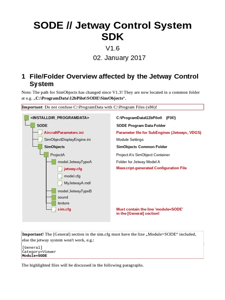 SODE JetwayControlSystem | PDF | Computer File | Cartesian Coordinate ...