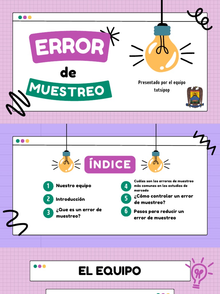 Error Muestral | PDF | Muestreo (Estadísticas) | Desviación Estándar