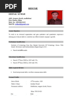 Deepak Resume | PDF
