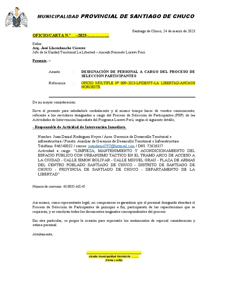 Modelo de Designación | PDF