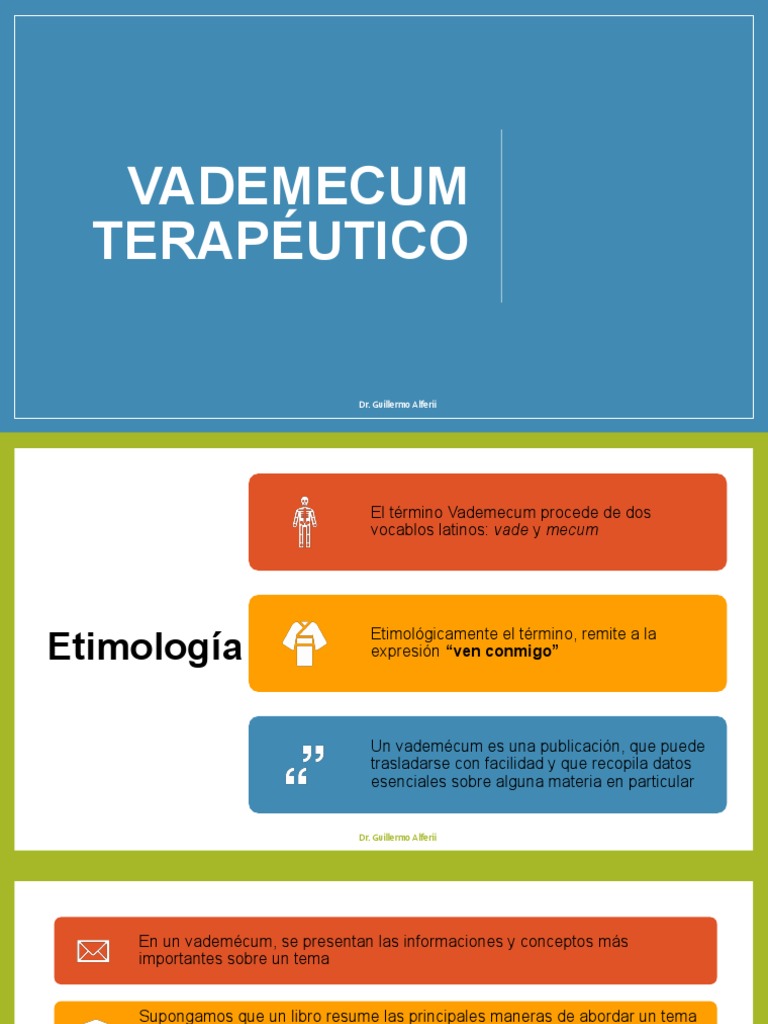 Vademecum Terapéutico | PDF | Medicamentos con receta | Farmacia