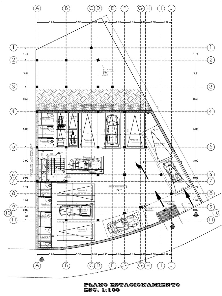 Plano Nivel +0 - Parqueo | PDF