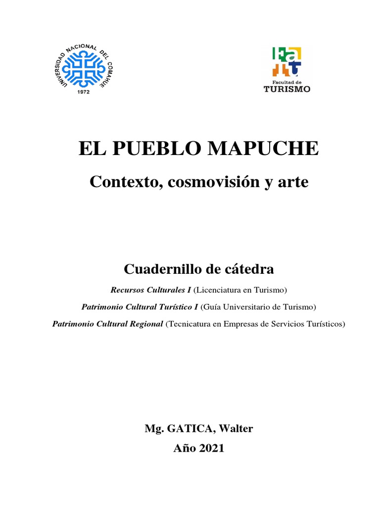 Gatica, Walter-Ficha de Cátedra-Cultura MAPUCHE | PDF | Rituales ...