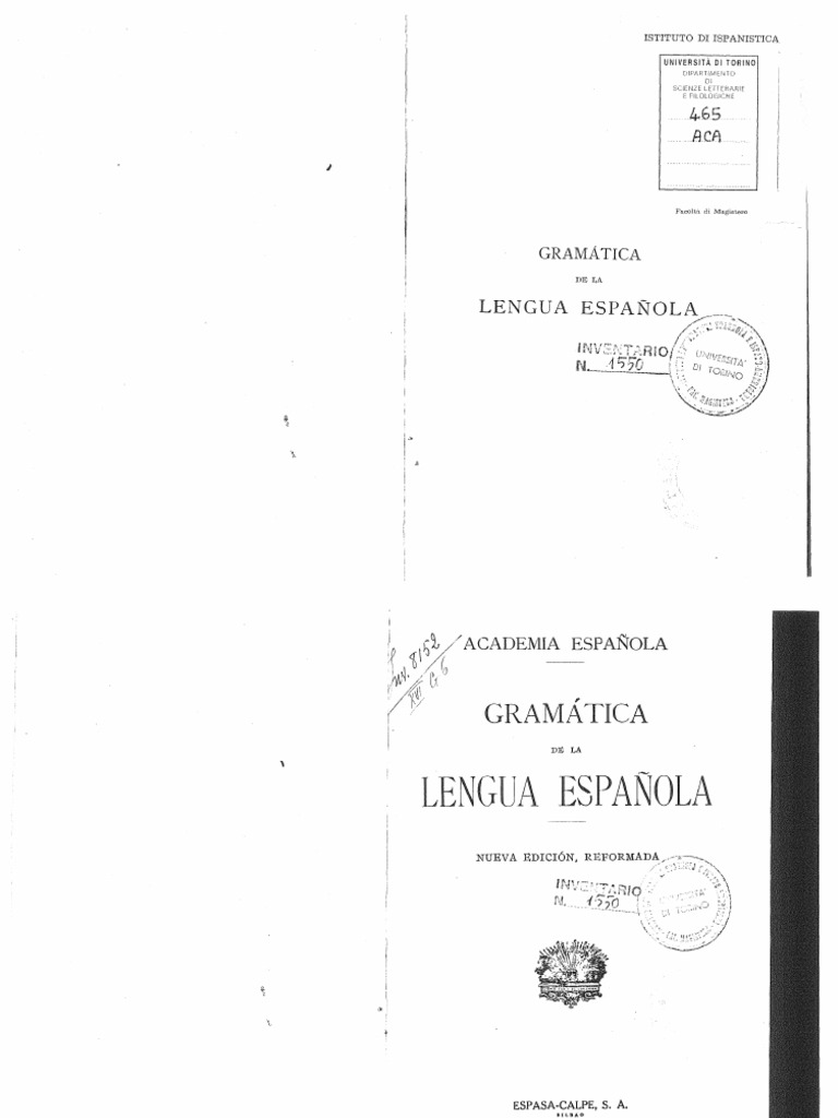 Gramática española: introducción al documento | PDF | Sustantivo ...