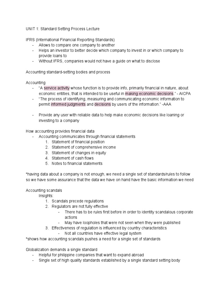 Acyfar 1 Notes | PDF | International Financial Reporting Standards ...