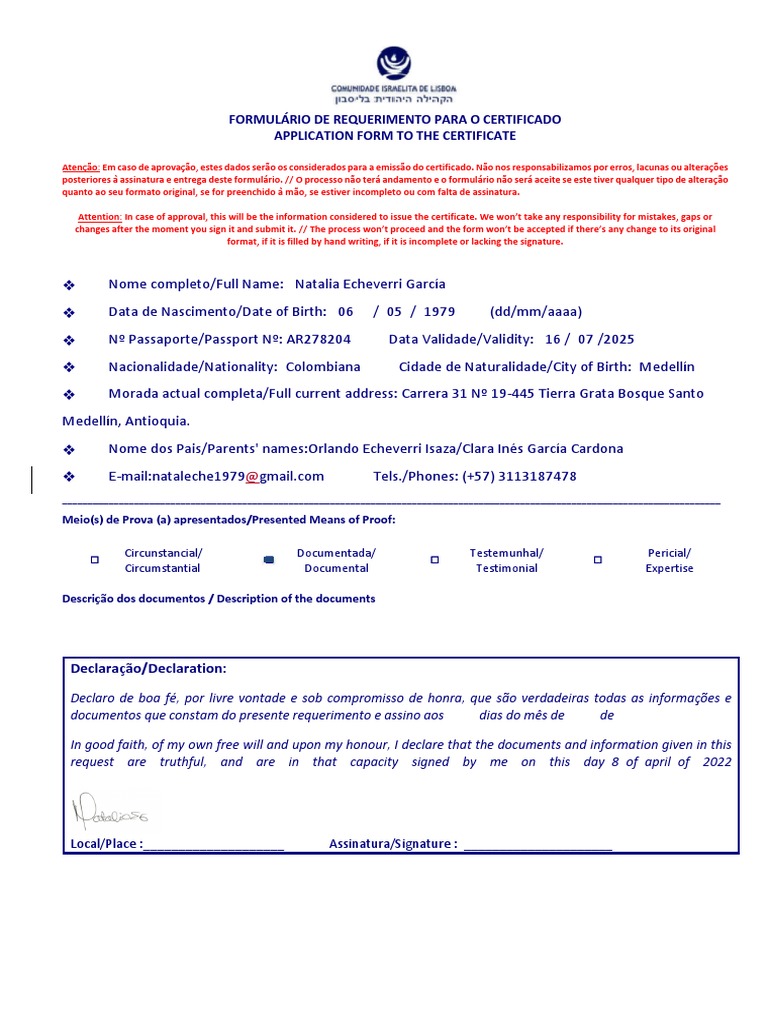 1.formulario CIL P PDF | PDF