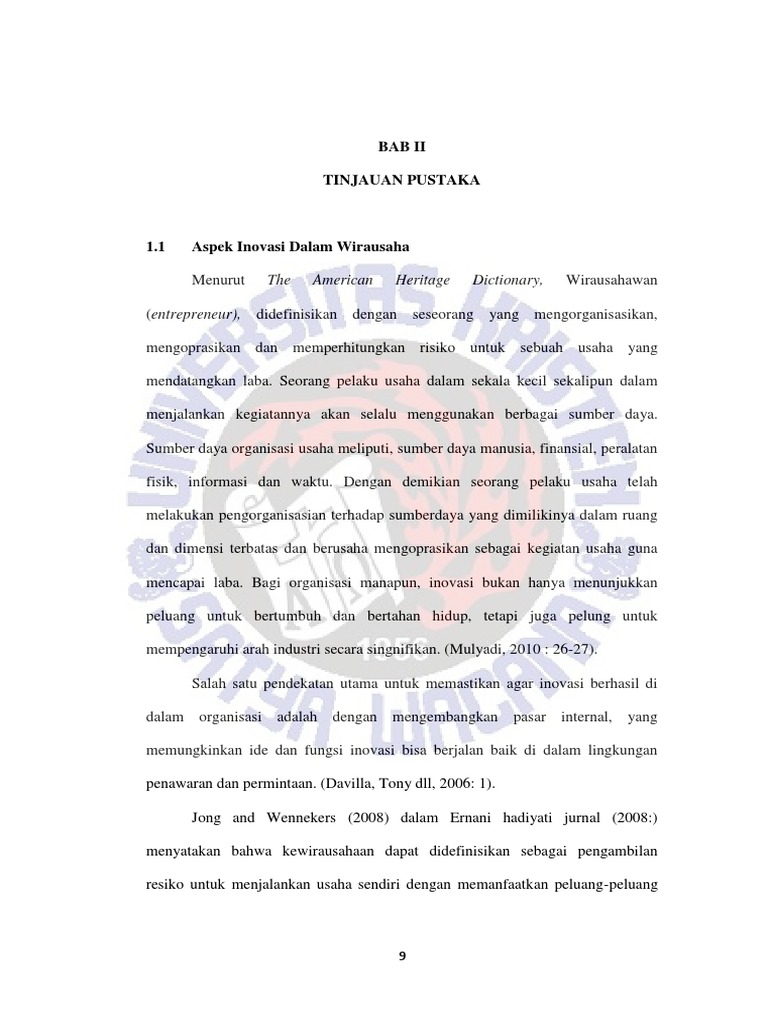 Tinjauan Pustaka PKM | PDF