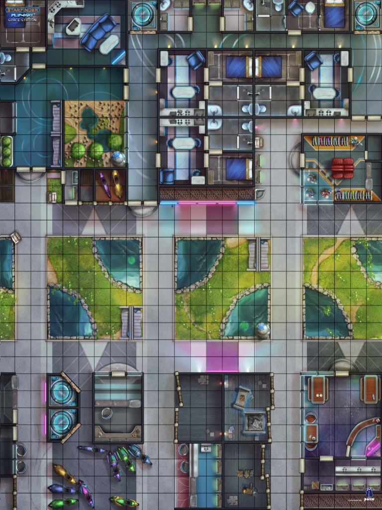 Starfinder Space Station Map | PDF