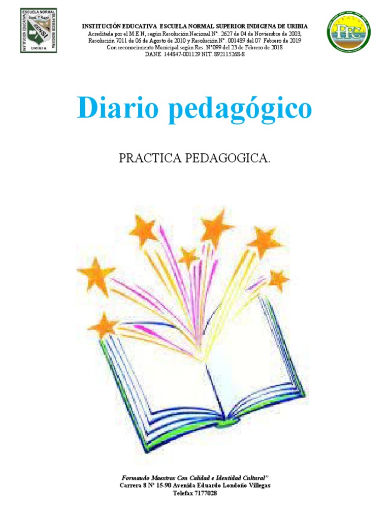 Formato de Diario Pedagogico | PDF | Enseñando | Maestros