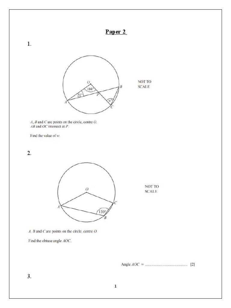 Igcse Geometry Pdf