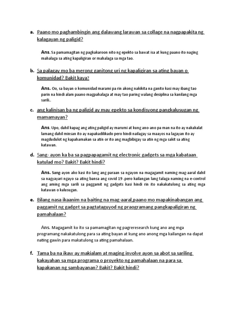 Sa Pamamagitan NG Pagkakaroon Nito NG Epekto Sa Bawat Isa at Kung Paano ...