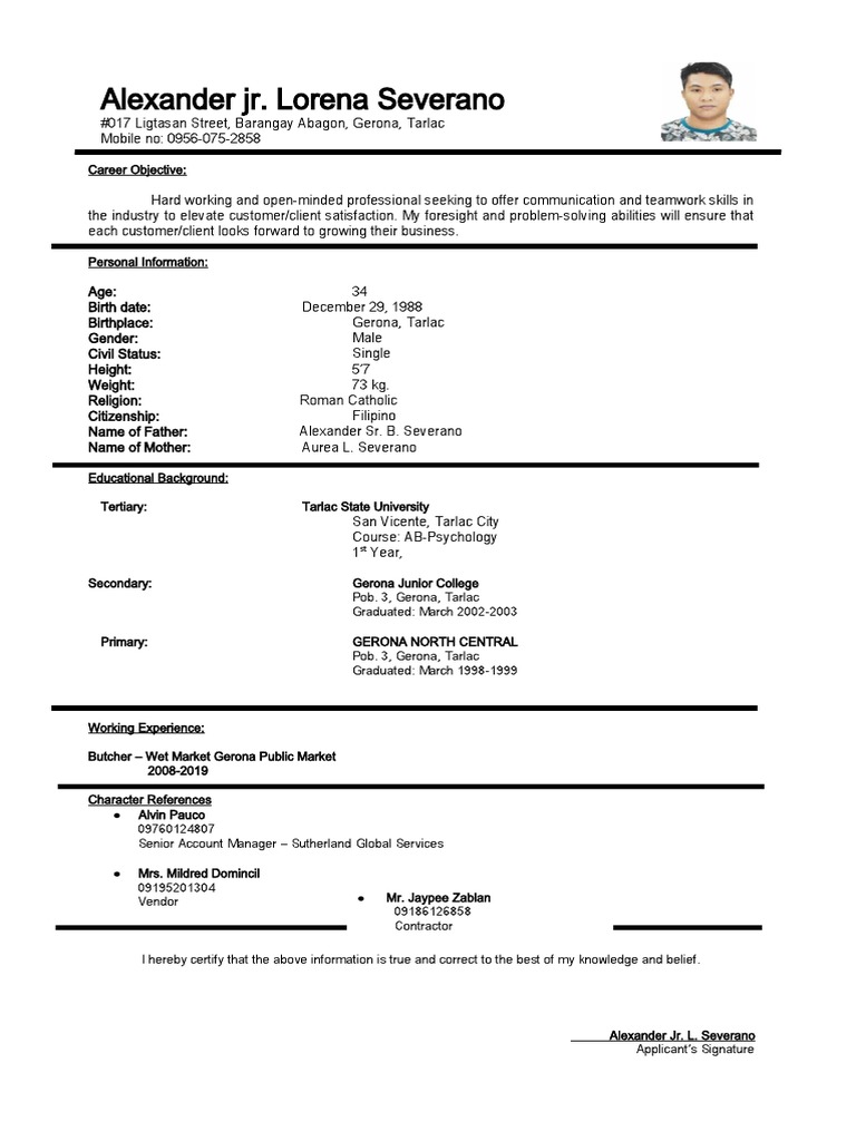 Resume Alex Updated | PDF