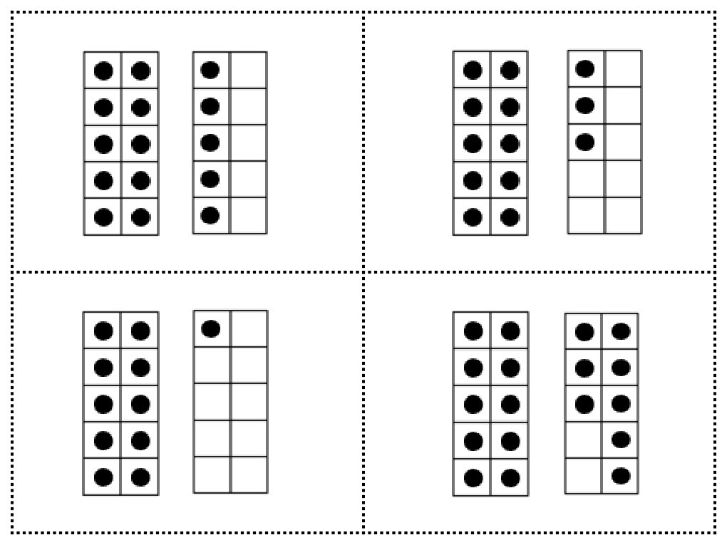 Tens Frame Riddles and Matching | PDF