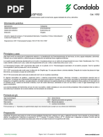 Ficha Técnica Del Agar MacConkey | PDF | Microbiología