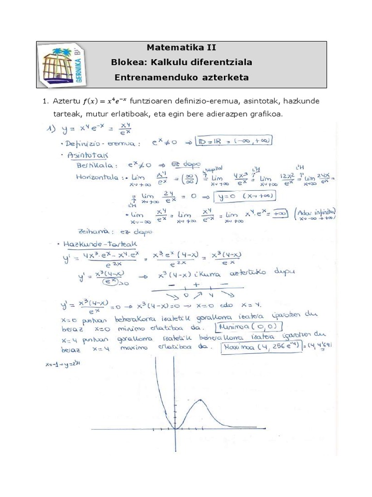 Blokea Entrenamenduko Azterketa Ebatzita PDF | PDF
