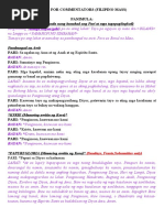 Holy Mass Guide (Tagalog Edition) | PDF