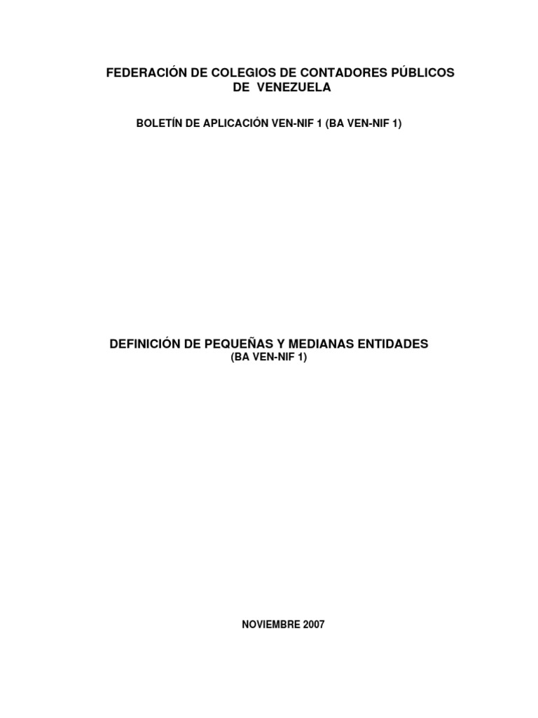 Ba Ven-Nif-1 | PDF | normas internacionales de INFORMACION FINANCIERA ...