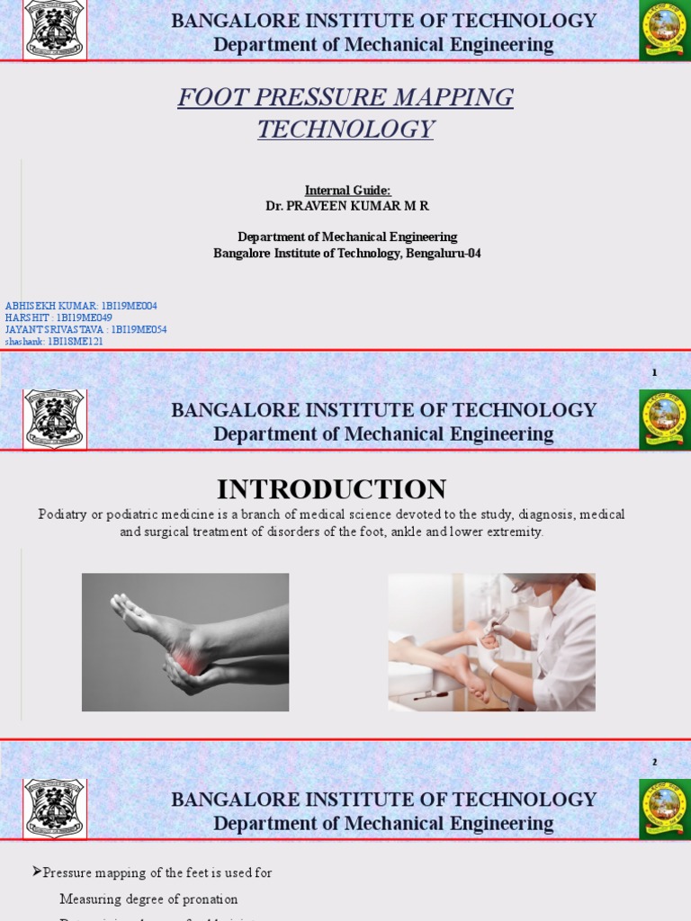 Foot Pressure Mapping Technology | PDF | Clinical Medicine | Medicine