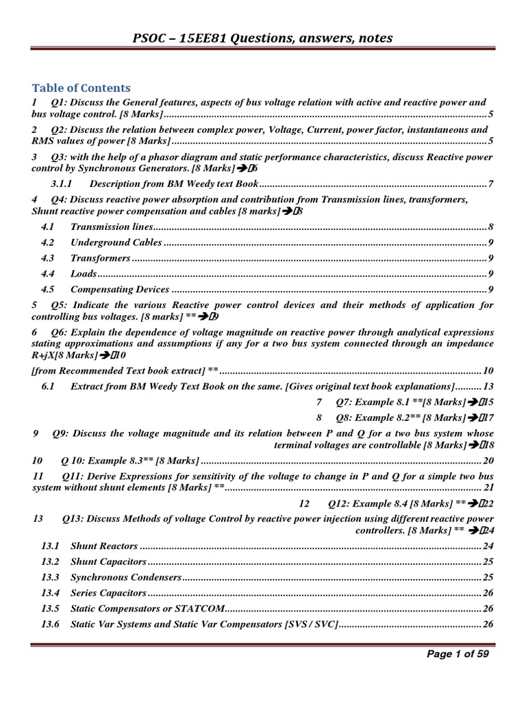 Module4 PSOC | PDF | Ac Power | Electric Power Transmission