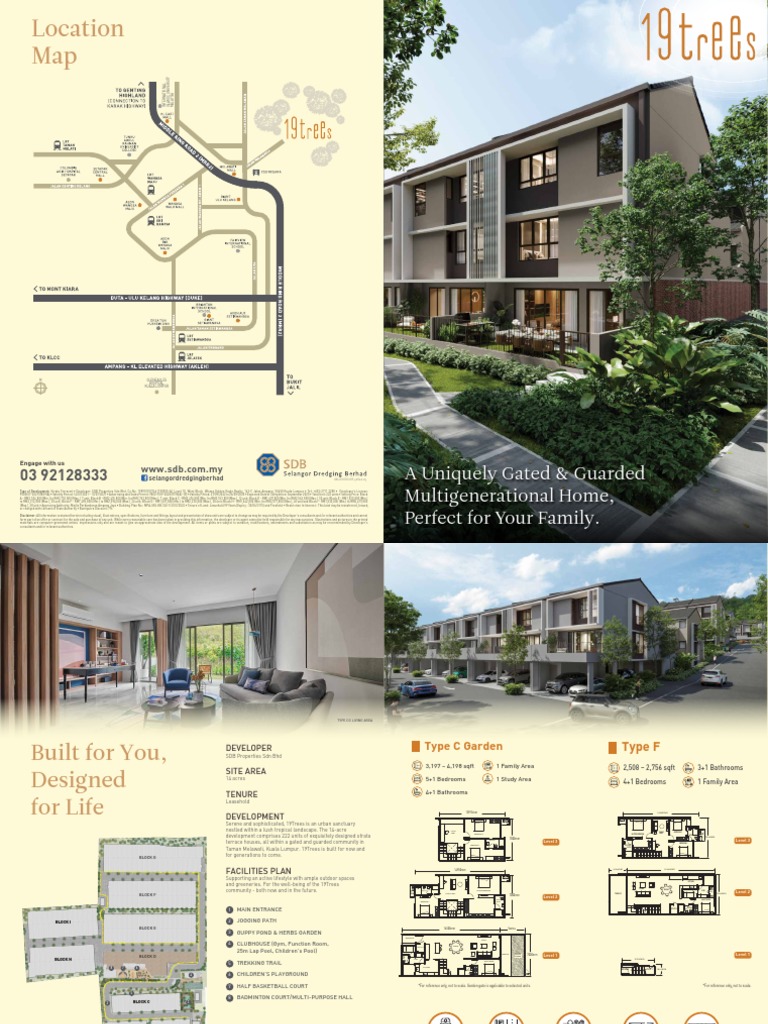 19trees A4-2-Fold-Leaflet-V2-Web | PDF | Buildings And Structures