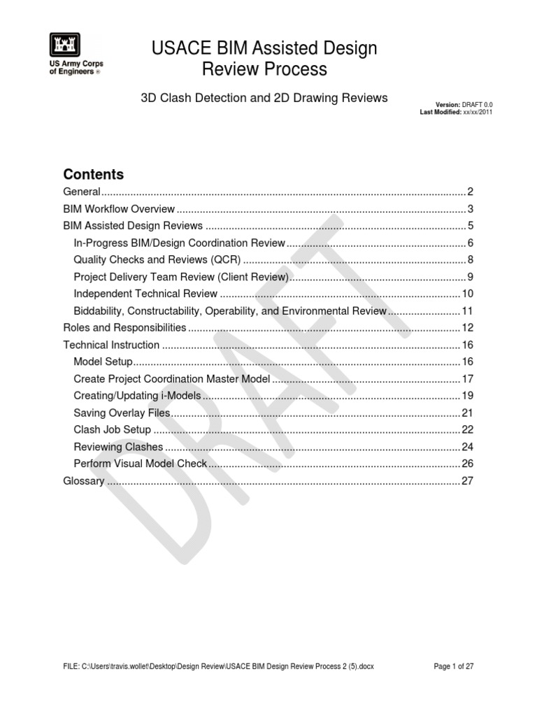USACE BIM Design Review Process 2 - 5 | PDF | Building Information ...