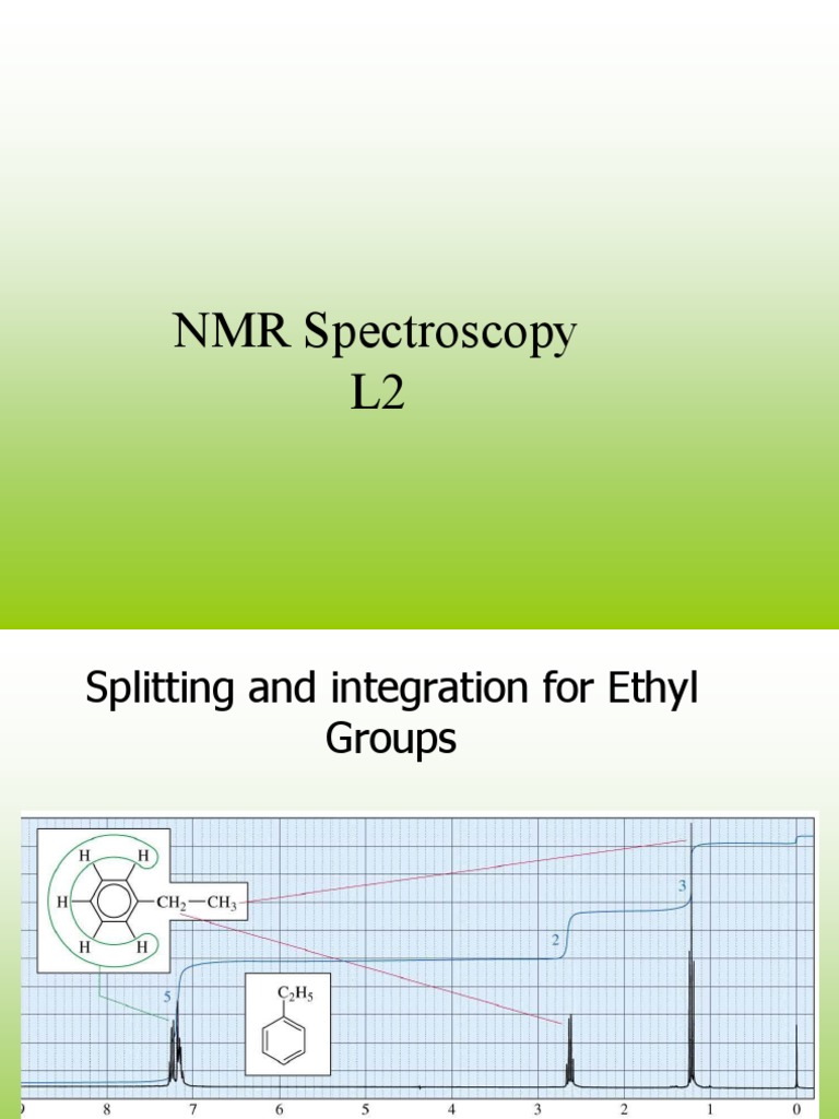 Lecture 2 - NMR PDF | Download Free PDF | Nuclear Magnetic Resonance Spectroscopy | Chemistry