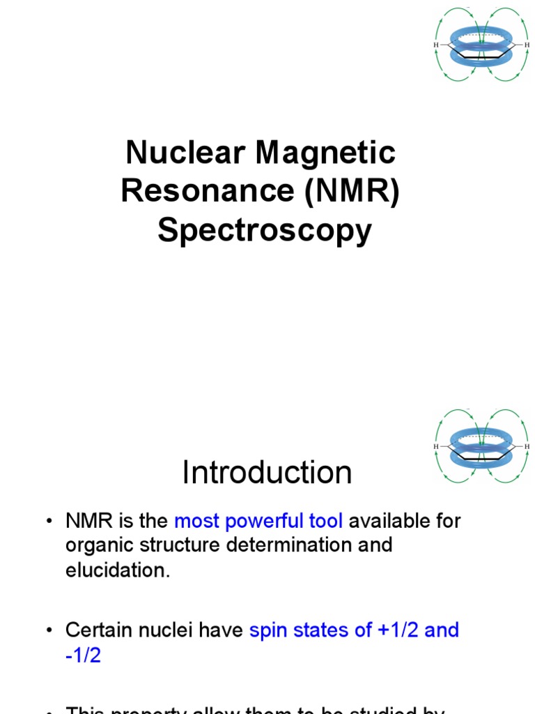 CH301 NMR Spectros PDF | PDF