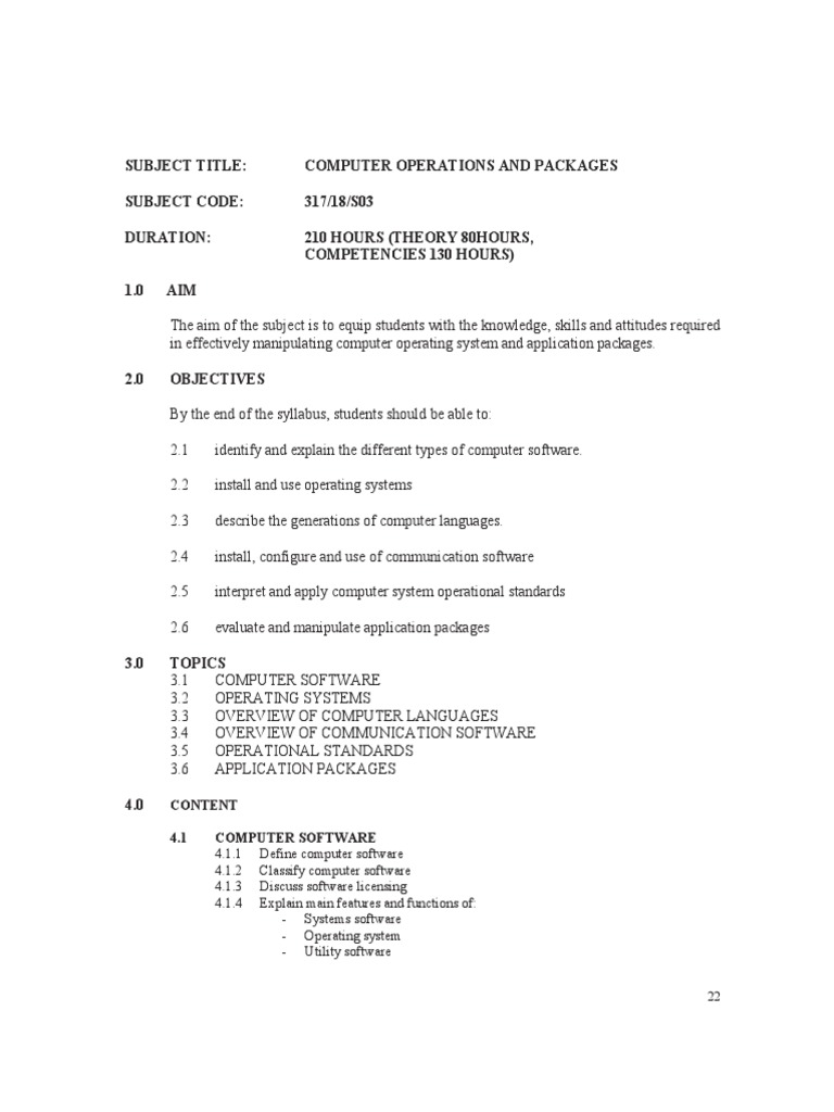 Cop Syllabus Pdf 