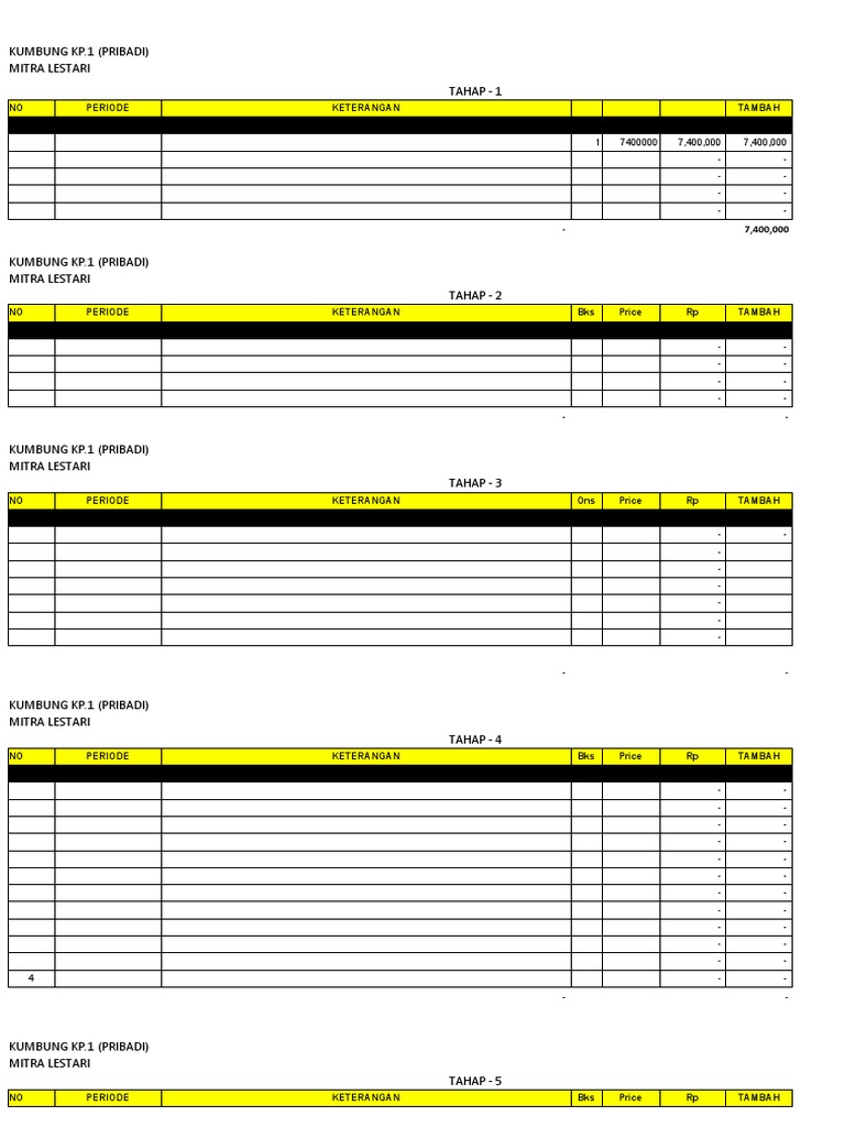 Rekap Buku Hutang Piutang | PDF