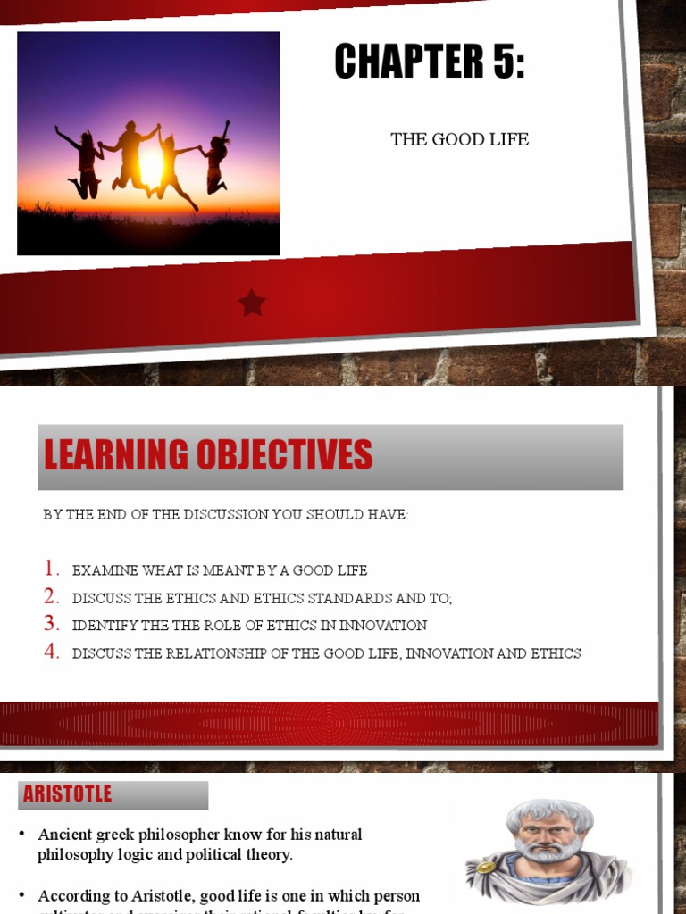 Chapter 5, The Good Life... | PDF | Happiness | Virtue
