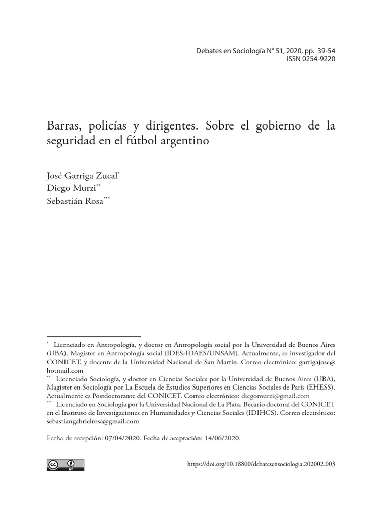 Barras, Policias y Dirigentes - Jose Garriga Zucal, Diego Murzi y ...