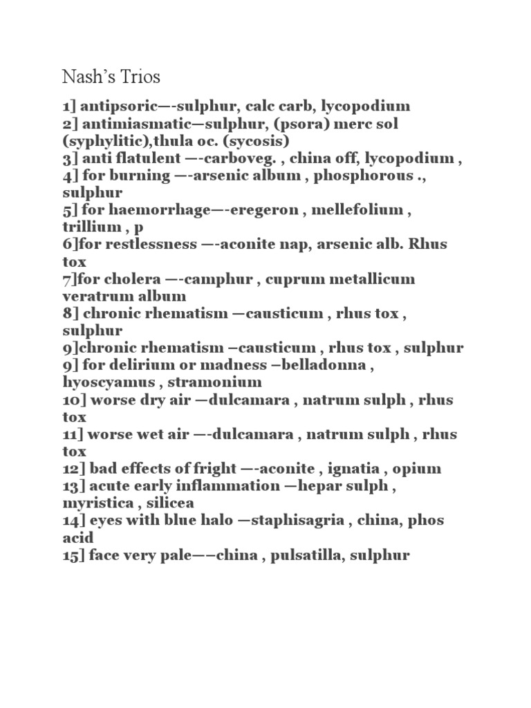 Nash Trio.docx | PDF