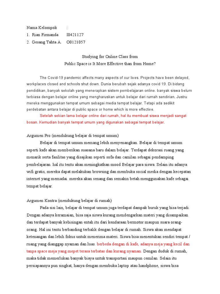 Discussion Text | PDF