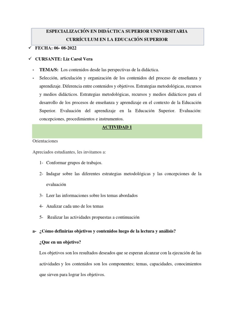 Actividad Iii Mod3 PDF | PDF | Evaluación | Aprendizaje