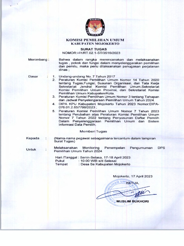 Monitoring Penempelan Pengumuman DPS | PDF Monitoring Penempelan Pengumuman DPS | PDF